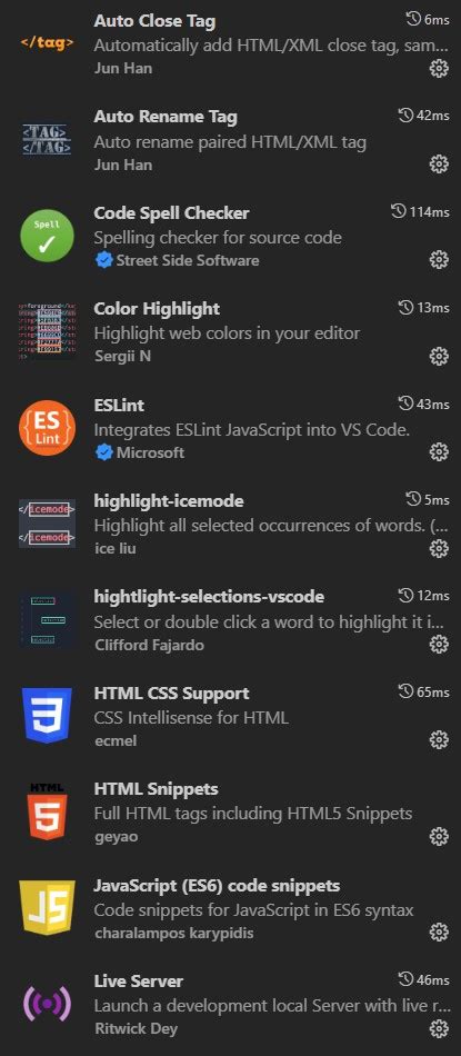 Vs Code Web 前端开发必备插件 Ryans Blog 个人工作日志