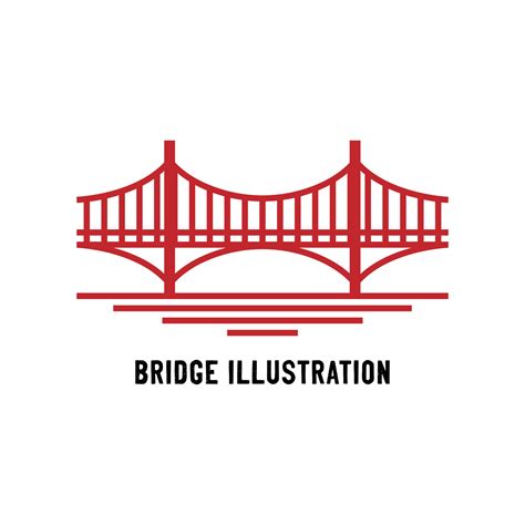 Bridge Symbol Icon Line Outline Style Vector 27879469 Vector Art At Vecteezy