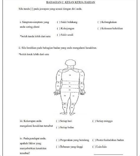 Questionnaire Section C Download Scientific Diagram