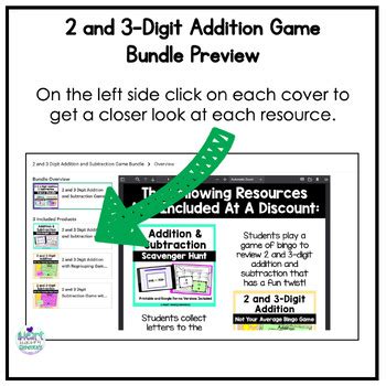And Digit Addition And Subtraction Game Bundle TpT