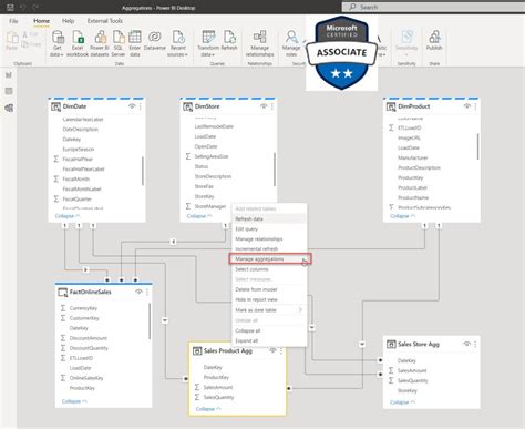mastering dp 500 dp 600 exam aggregations in power bi data mozart