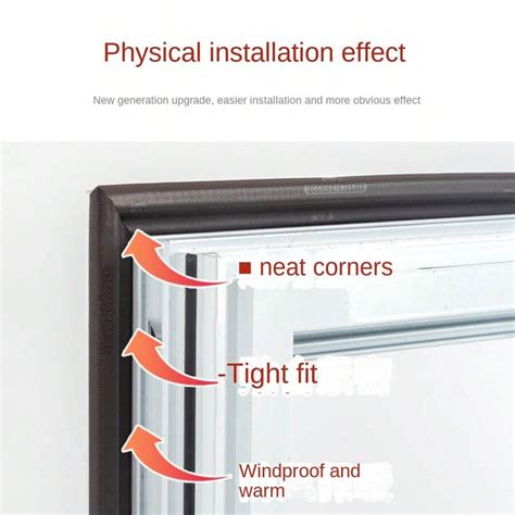 Seal Strip For Interior Casement Windows Insulation Windproof Draft Blocker With Warm Keeping