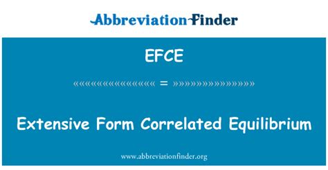Efce Significa Forma Extensa Correlaciona Equilibrio Extensive Form