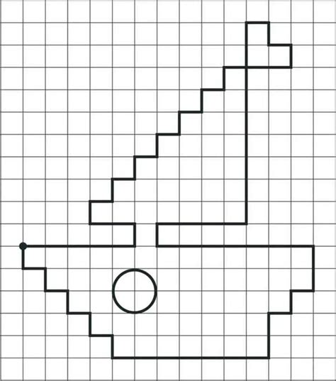 Рисунки по клеточкам для детей 7 лет