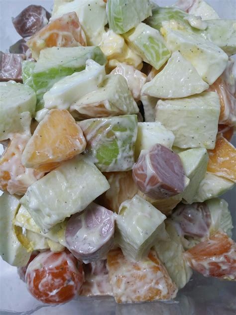 엄마가 해주던 사라다 과일샐러드 초간단 마요네즈 샐러드