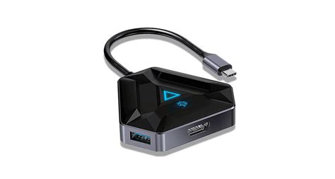 Porodo 6in1 USB C Hub 100W PD HDMI SD MicroSD Black