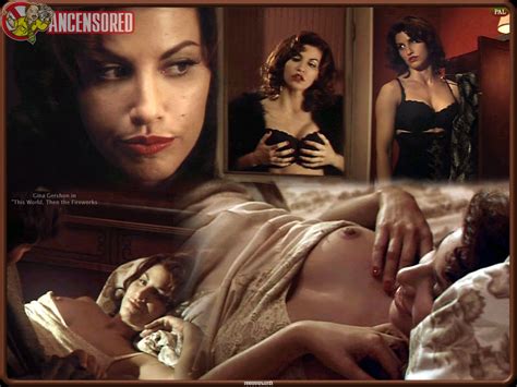 Naked Gina Gershon In This World Then The Fireworks