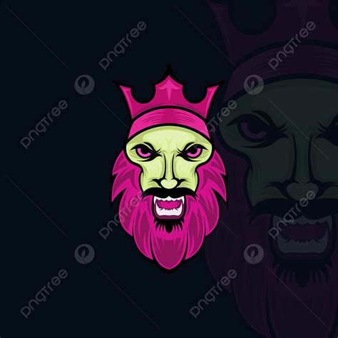 King Logo Vector Design Images Angry King Vector Logo Design Png