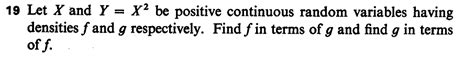 Solved 19 Let X And Yx2 Be Positive Continuous Random