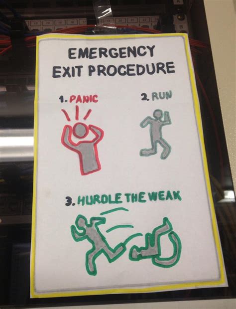 Emergency Exit Procedure Odd Stuff Magazine