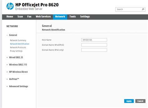 Hp Printer Domain Name Hardware And Infrastructure Spiceworks Community