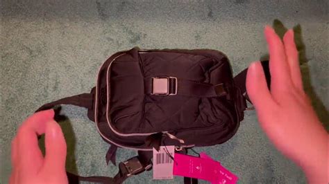 Vera Bradley Performance Twill Utility Sling Backpack Review A Small