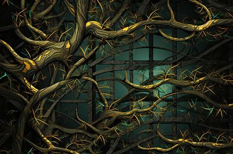 Premium Photo Background With Abstract Fractal Tree