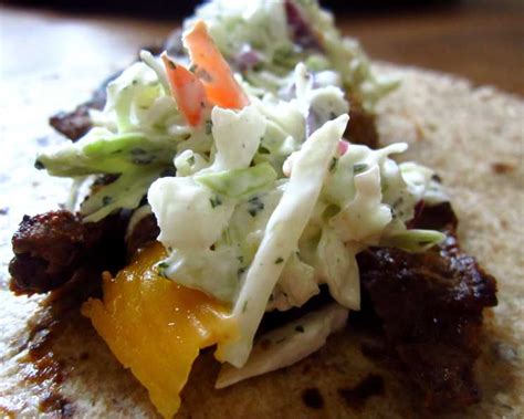 Soft Shell Steak Tacos With Creamy Lime Coleslaw Recipe Chefs