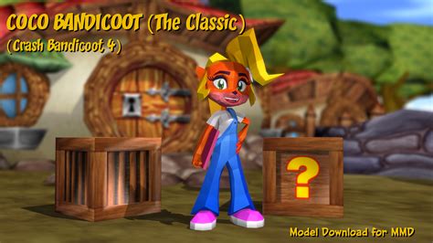 Mmd Model Dl Coco Bandicoot The Classic By Greenth1ng On Deviantart