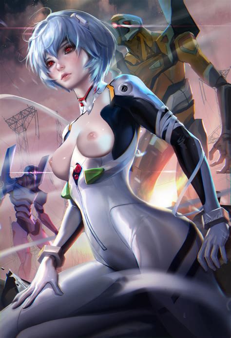 Rule 34 1girls Areolae Artist Name Bandage Blue Hair Bodysuit