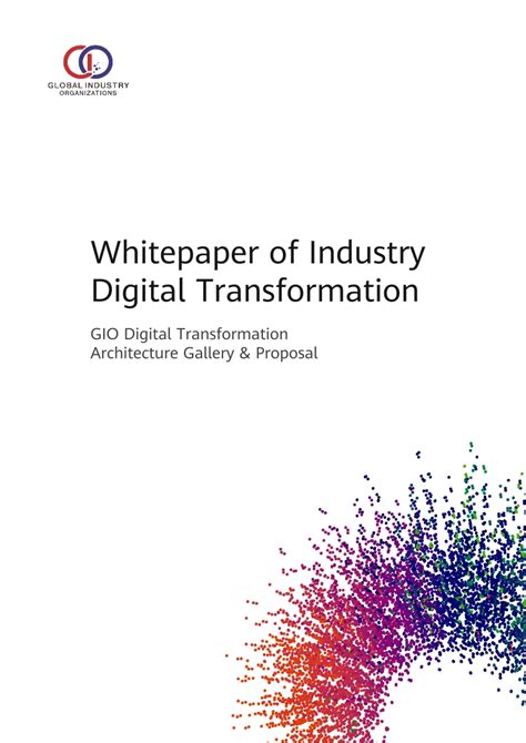 Whitepaper Of Industry Digital Transformation 2019 10 28 Gio Global