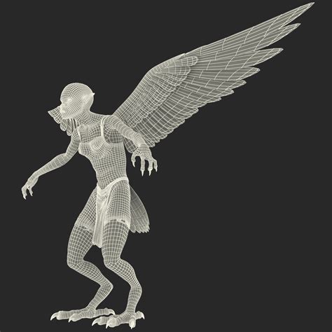 Harpy 3d Model 199 Ma C4d Max Obj Lwo 3ds Free3d