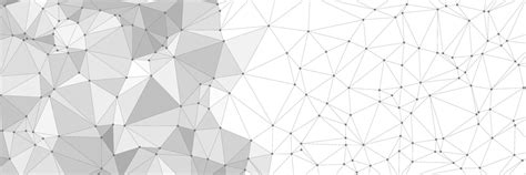 Abstract Geometric Background With Triangle Shape Pattern And Molecular Vector Art At