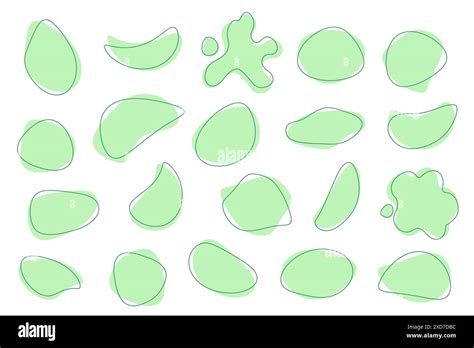 Abstract Organic Blob Shapes Vector Stock Vector Image And Art Alamy