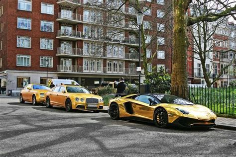 實拍電鍍黃金牛蘭博基尼aventador Lp750 4 每日頭條