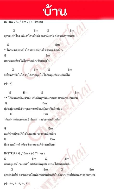 บ้าน ปู พงษ์สิทธิ์ คําภีร์ การศึกษาด้านดนตรี เพลงกีตาร์ เนื้อเพลง