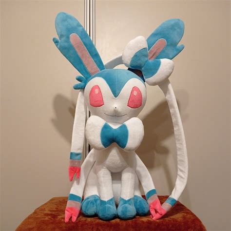 Shiny Sylveon Plush Etsy