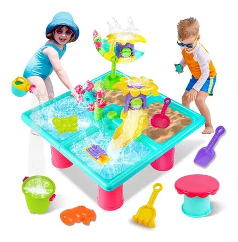 Mesa De Agua Infantil 4 En 1 Para Exteriores Envío Gratis