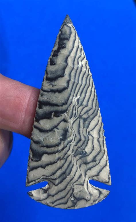 Authentic Flint Knapped Arrowheads And Spear Points