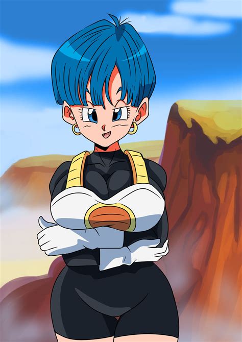 Saiyan Bulma By Goku Of Mecha On Deviantart