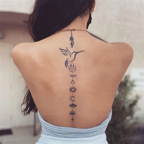 Elegant Spine Tattoo Ideas For Women Unique And Meaningful Designs