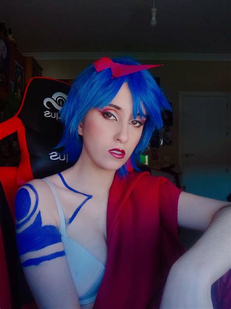 Fem Kamina Makeuptest By Me Lidiagumi R Gurrenlagann