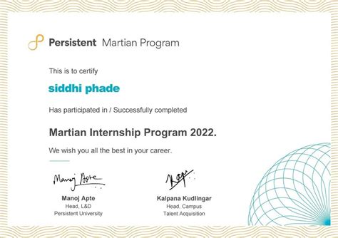Siddhi Phade On Linkedin Connections Persistentsystems