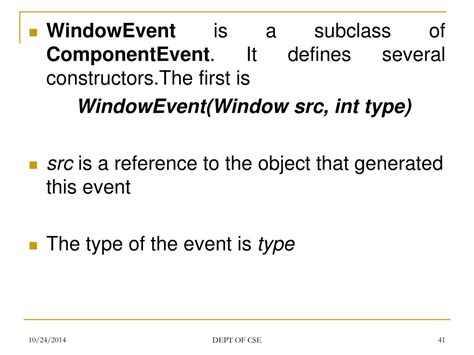 PPT EVENT HANDLING PowerPoint Presentation Free Download ID 5799647