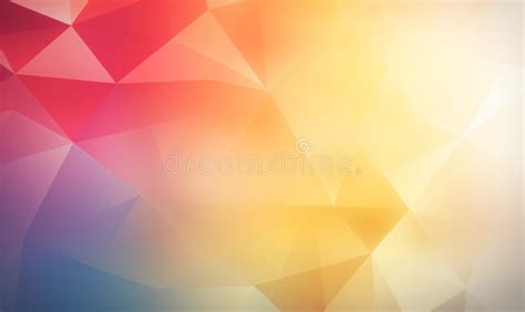 Abstract Polygonal Background Triangular Design For Your Business Stock Illustration