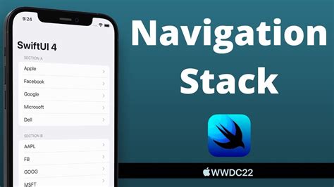 SwiftUI Navigation Stacks WWDC IOS YouTube