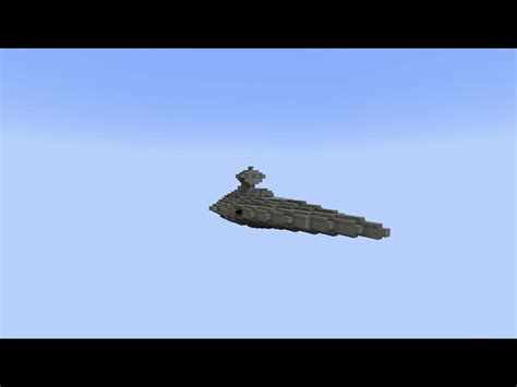 Working Mini Imperial 2 Star Destroyer Minecraft Map
