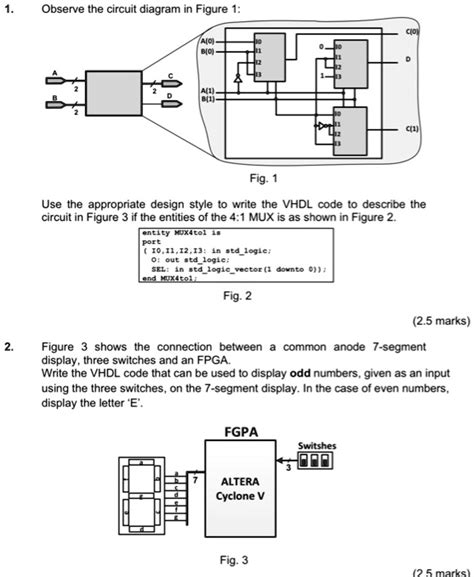 Solved Observe The Circuit Diagram In Figure 1 A0 B0 D A1 B1
