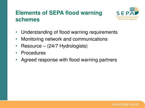 PPT SEPA And Flood Warning PowerPoint Presentation Free Download ID 1289245