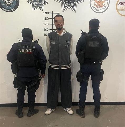 Detuvo Policía Estatal Y Municipal A Un Masculino Por El Delito De