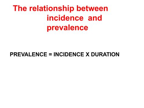 Incidence Prevalence Pptx