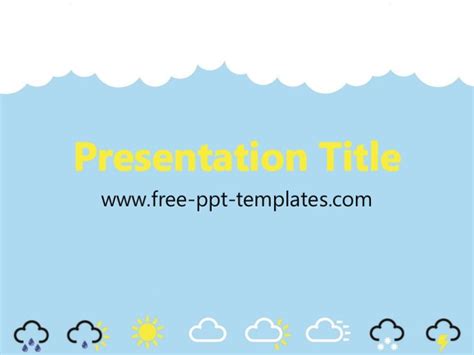 Weather Forecast Powerpoint Template Ppt Template