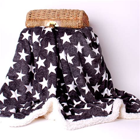 Mikroplyšová Deka S Beránkem Star šedo Modrá150x200 České Povlečení