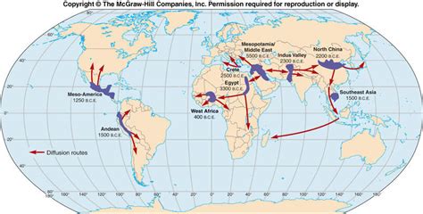Labled Map Ap World History Complete