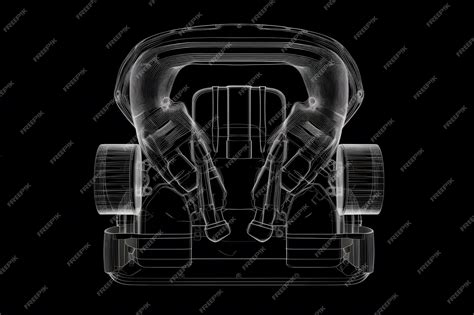 Premium Ai Image Motor Visualization Digital Neural Network Ai Generated