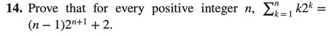 Solved Prove That For Every Positive Integer