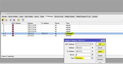 Internet And Telecommunications Ip Noc Mikrotik Ip Bypass In Hotspot