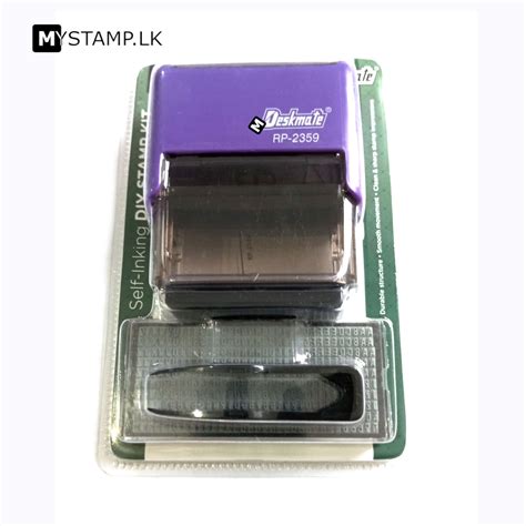 Deskmate Self Inking Diy Stamp Kit Mystamp Lk