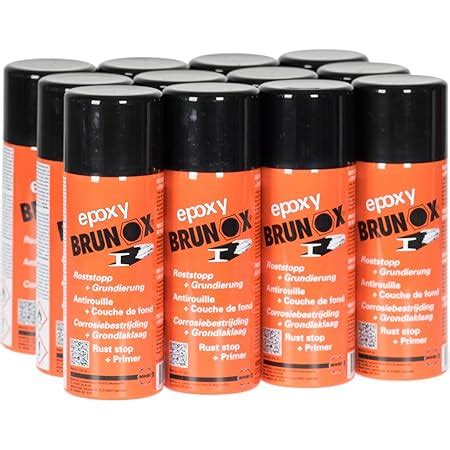Brunox 3 X Epoxy Rust Converter Rust Protection Rust Stop Primer Primer 400 Ml Amazon Co Uk