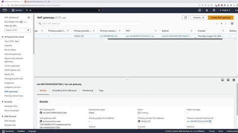 nat gateways vpc demo kodekloud notes